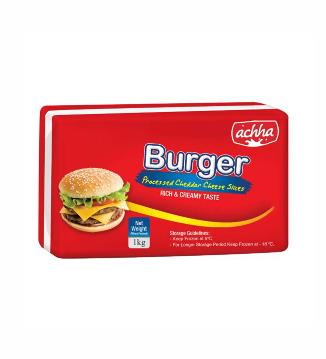 Buy online Burger Cheese Slices - 1kg – Achha Foods